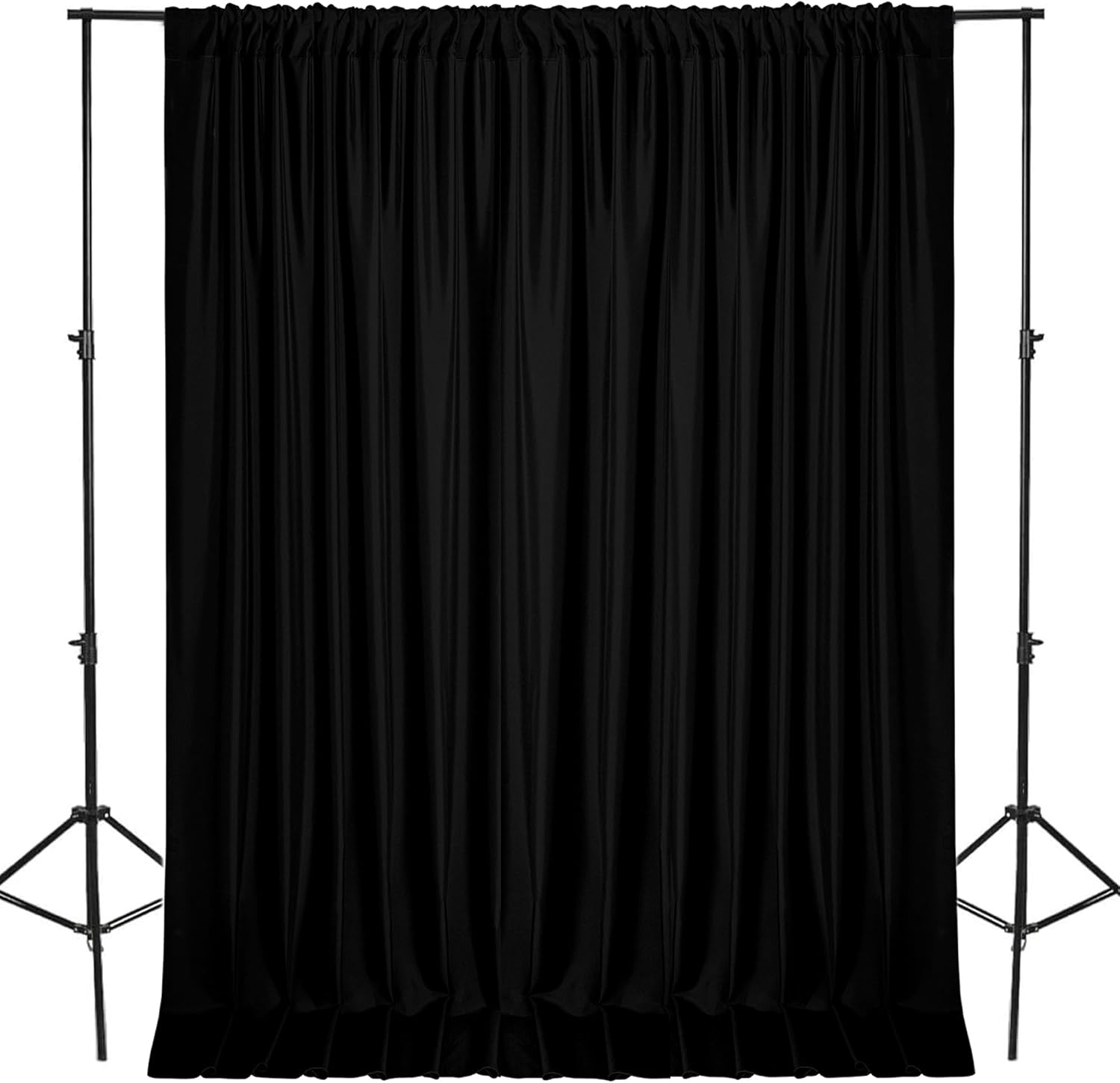 Amazon.com : DWCN 10x10 FT Black Backdrop Curtains for Parties ...