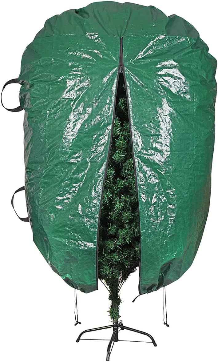 Amazon.com: Upright Christmas Tree Bag - Zippered Cover with Handles ...