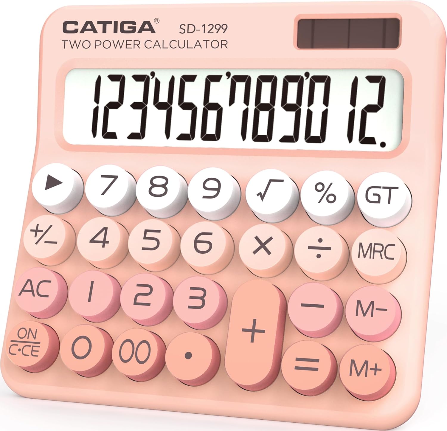 Amazon.com : CATIGA Mechanical Switch Calculator with Solar and Battery ...