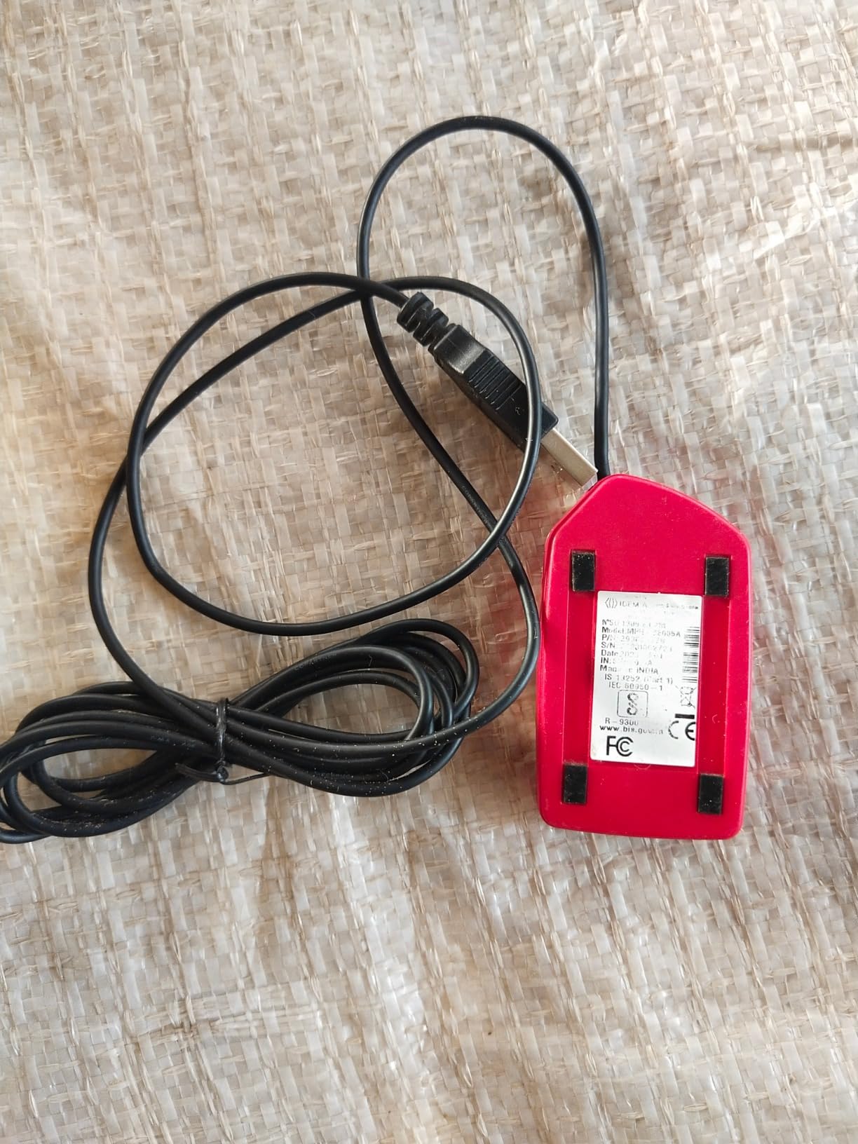 Morpho L1 | MSO 1300 E3 RD | Single Fingerprint Biometric Scanner | RD ...