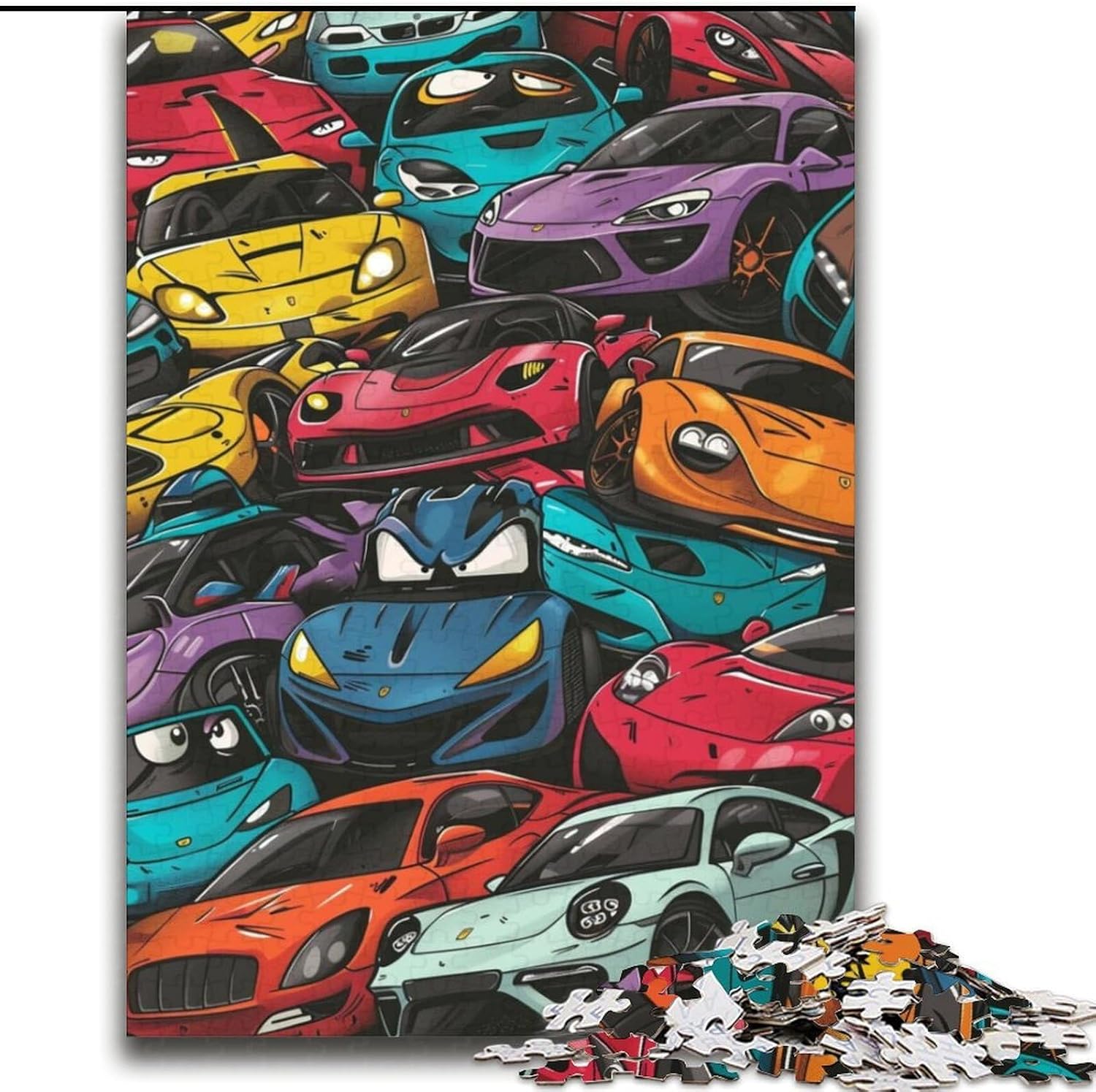 Puzzle per adulti e adolescenti Fantastiche auto sportive Difficili da ...