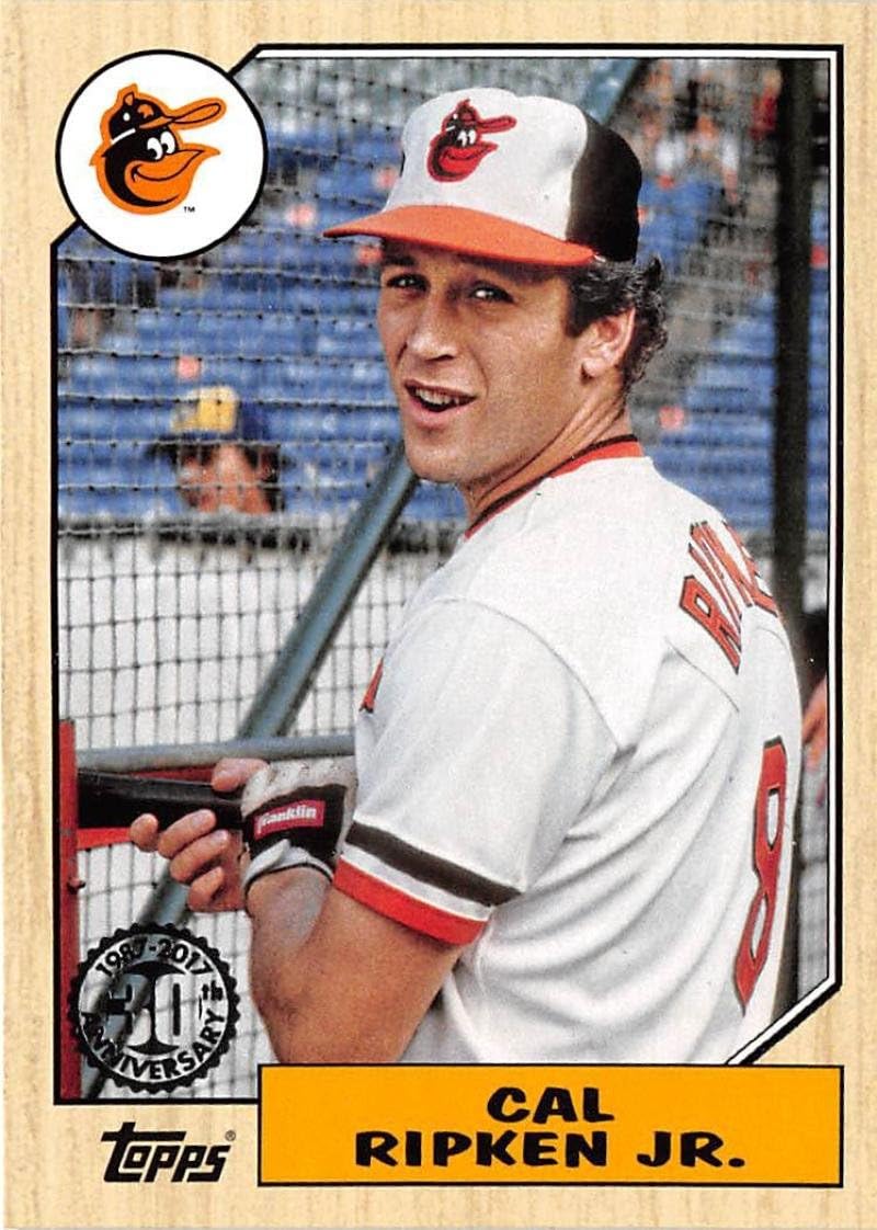 Amazon.com: 2017 Topps 87 Topps #87-48 Cal Ripken Jr. NM-MT Orioles ...
