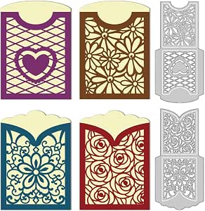 Amazon.com: DELORIGIN Card Pocket Bag Cutting Dies Card Making Die ...