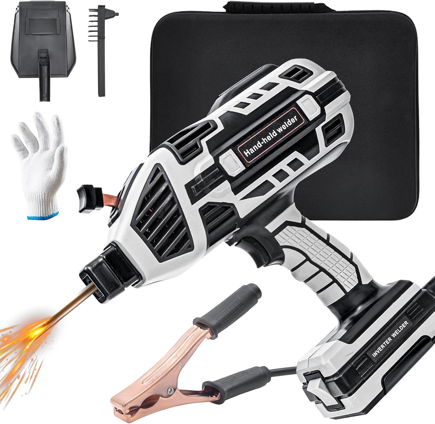 Welding Machine 110V, Handheld Welder with IGBT Inverter 6 Variable ...