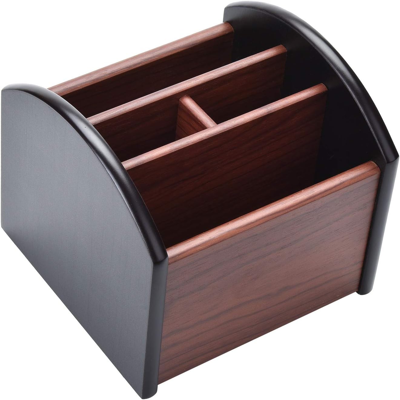 Amazon.com: Foraineam Wooden Desk Organizer with Drawer, Remote Control ...