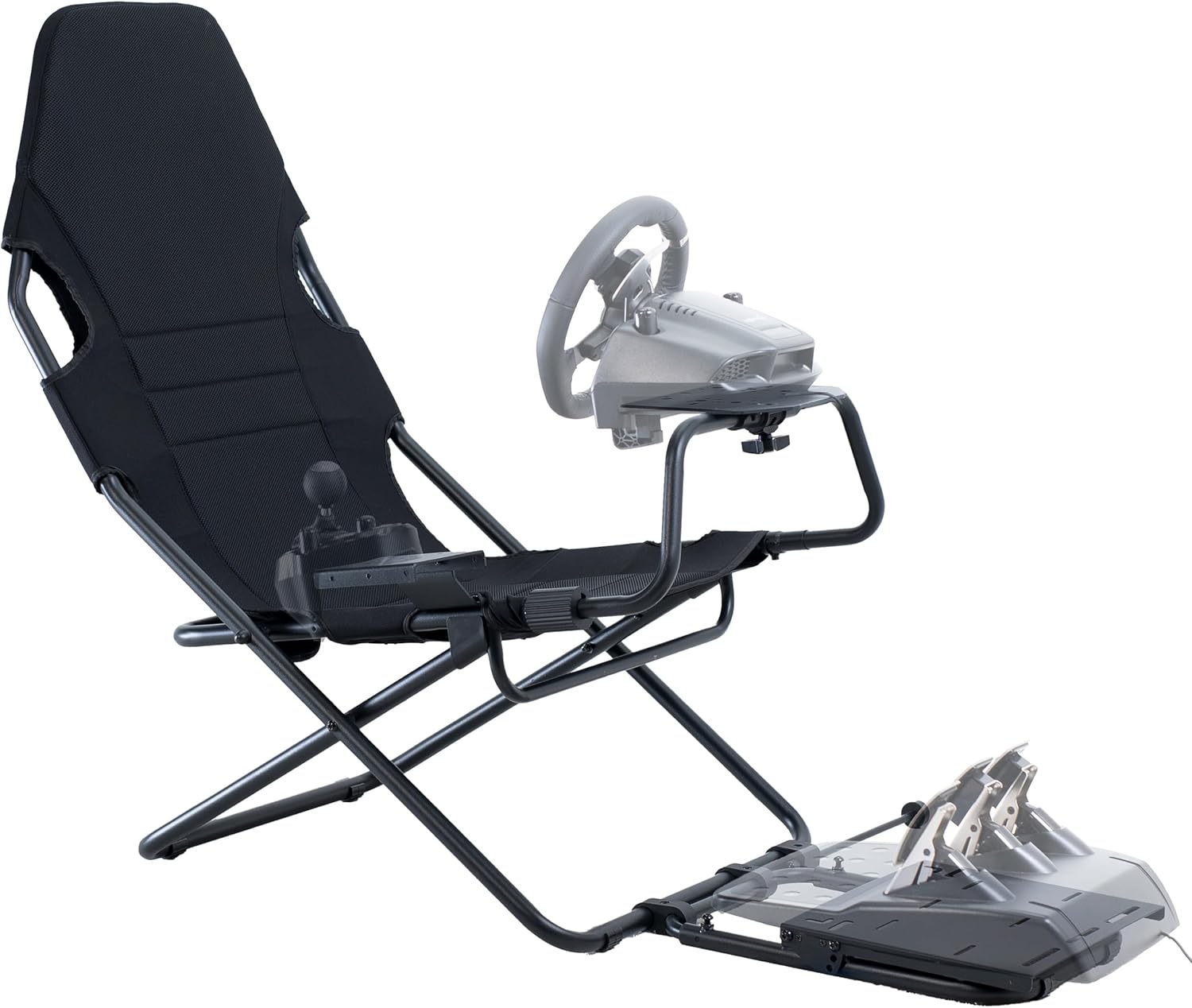 VIVO Folding Racing Simulator Chair with Wheel Stand, Gear Mount Only ...