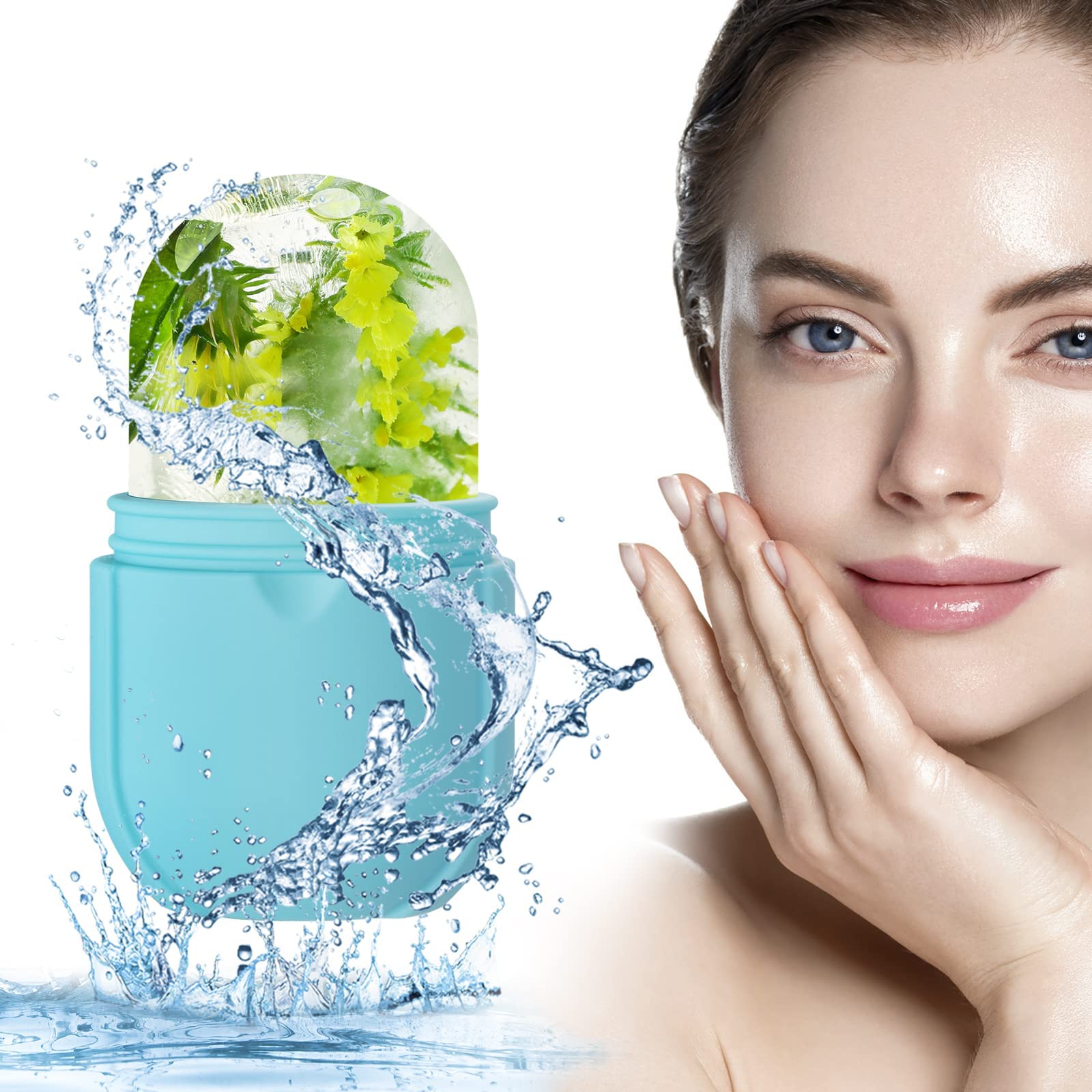 Ice Face Roller Beauty Skin Care Facial Ice Capsule Tool, 47% OFF