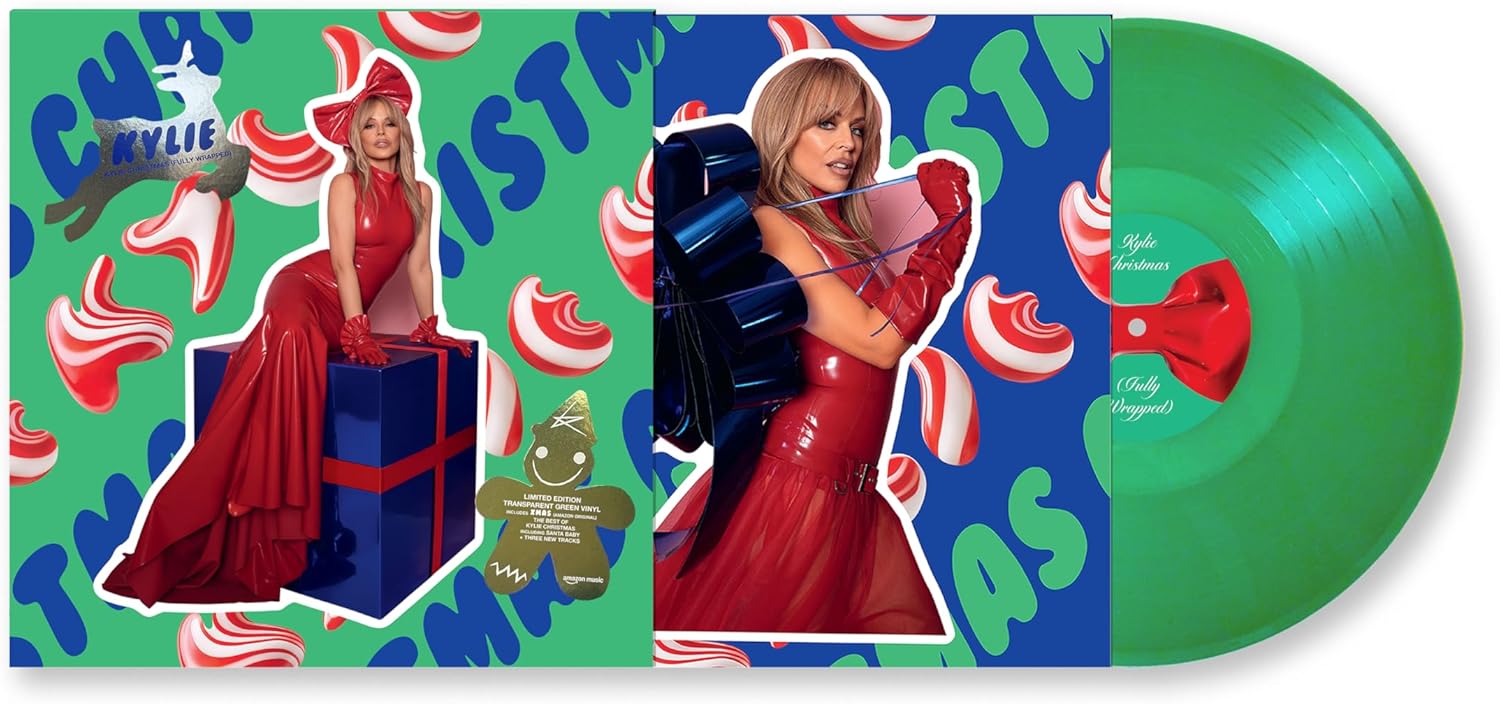 Kylie Christmas (Fully Wrapped) [Limited Edition Amazon Exclusive Transparent Green Vinyl ...