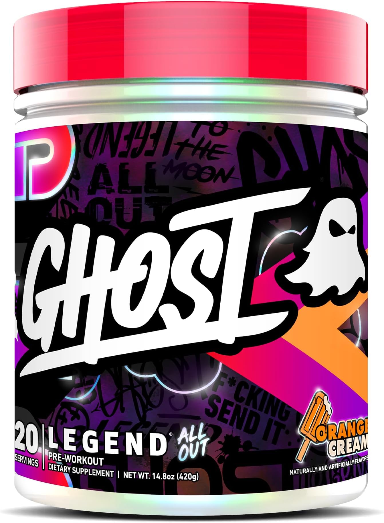 Amazon.com: GHOST Legend V4 Pre-Workout Powder, Orange Cream - 30 ...