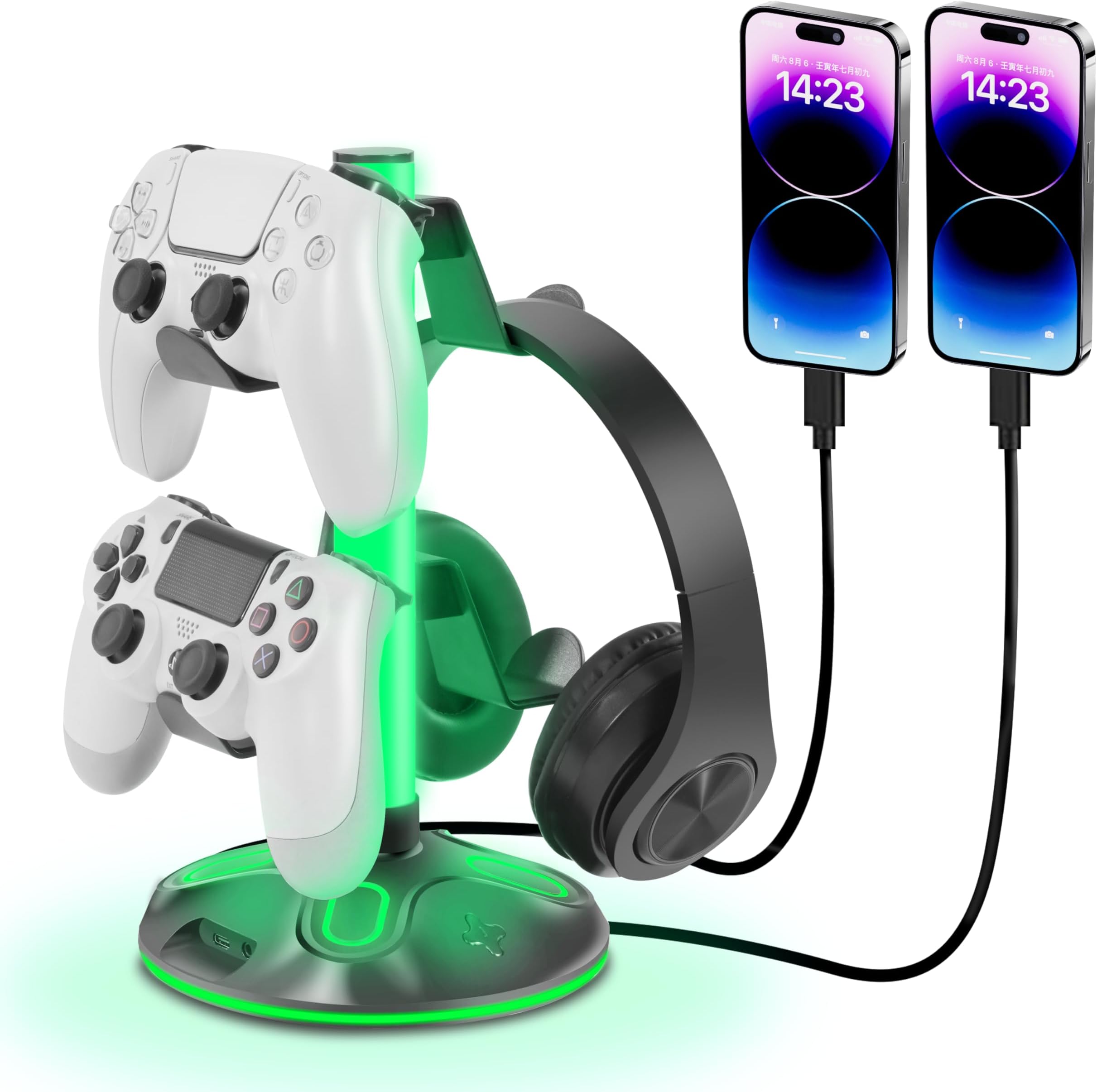 Amazon.com: KDD Headset Stand with Light Modes - Controller Holder for ...