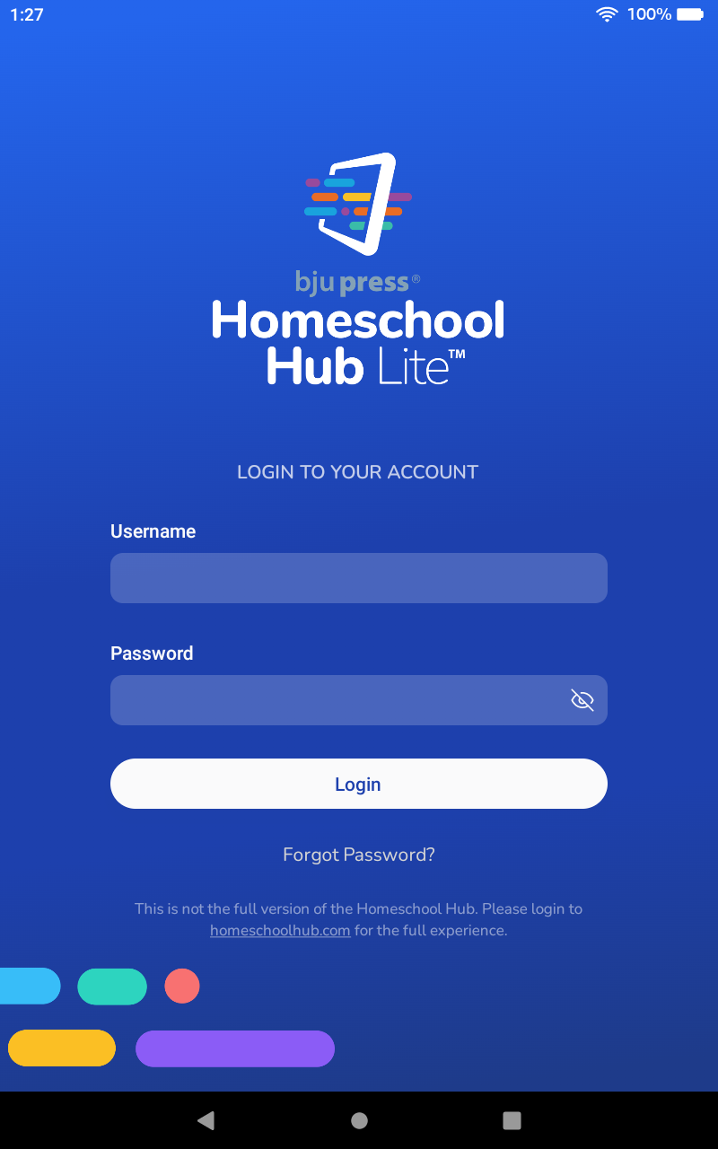 BJU Press Homeschool Hub Lite - App on Amazon Appstore