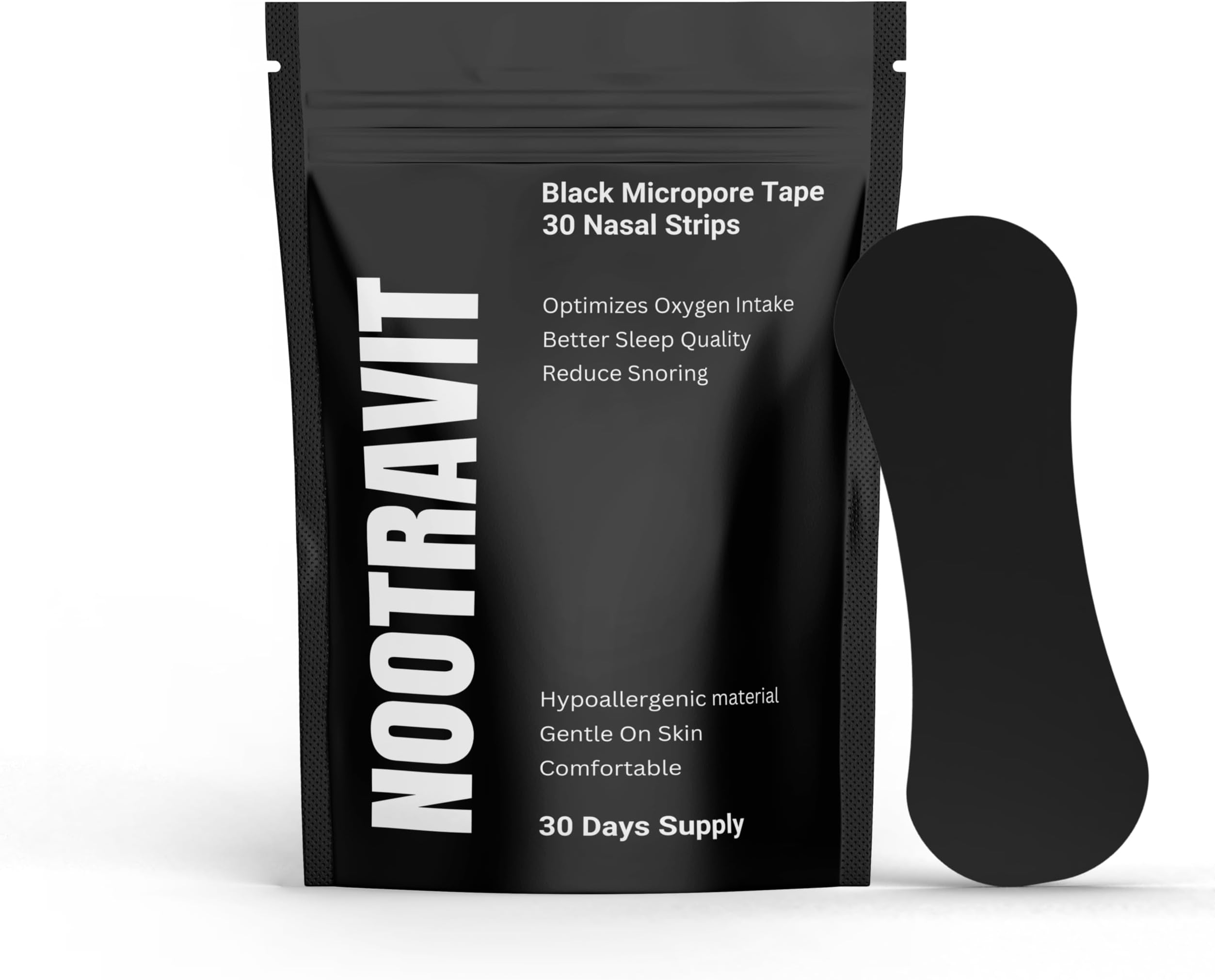 Amazon.com: Intake Breathing Nasal Strip Starter Kit (15 Count, Black) - Boost Oxygen Intake ...