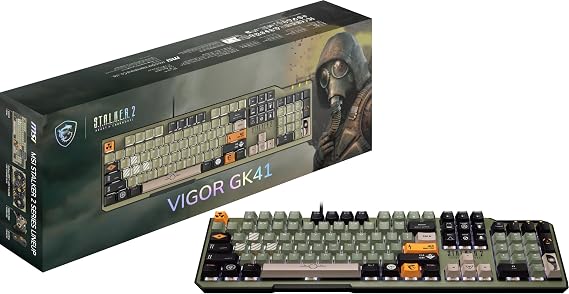 MSI Vigor GK41 Stalker 2 Edition LR US - Mechanische Gaming-Tastatur ...