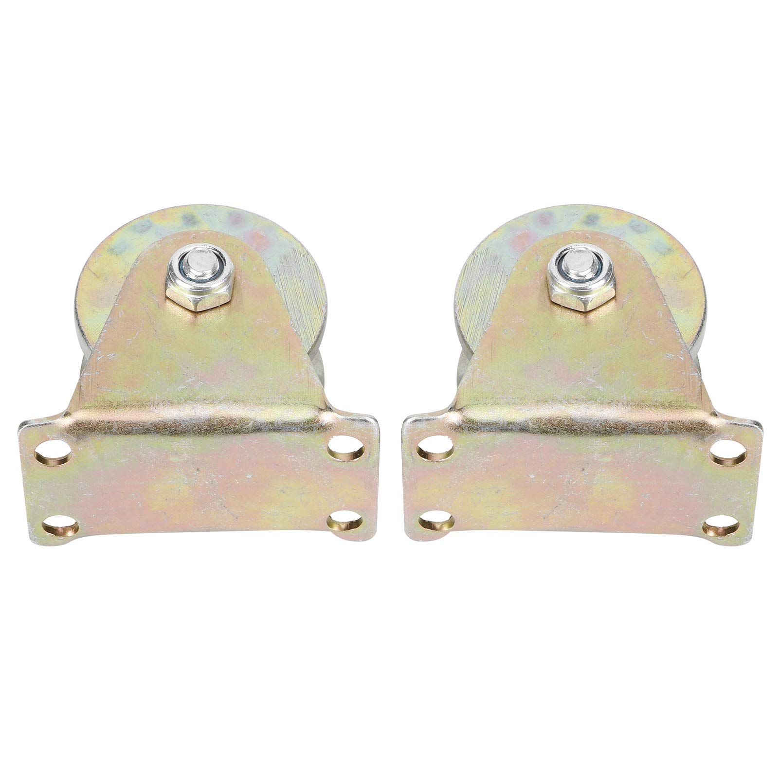 Buy 2" V-Groove Wheel, Sliding Gate Track Roller with Bracket V Shaped ...