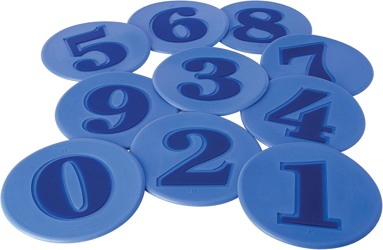 Amazon.com : US Games Numbered Poly Spots (0-9), Green : Sports Fan ...