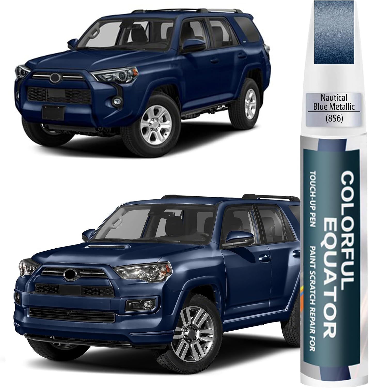 Amazon.com: 8S6 Dark/Nautical Blue Metallic Touch Up Paint for Toyota ...