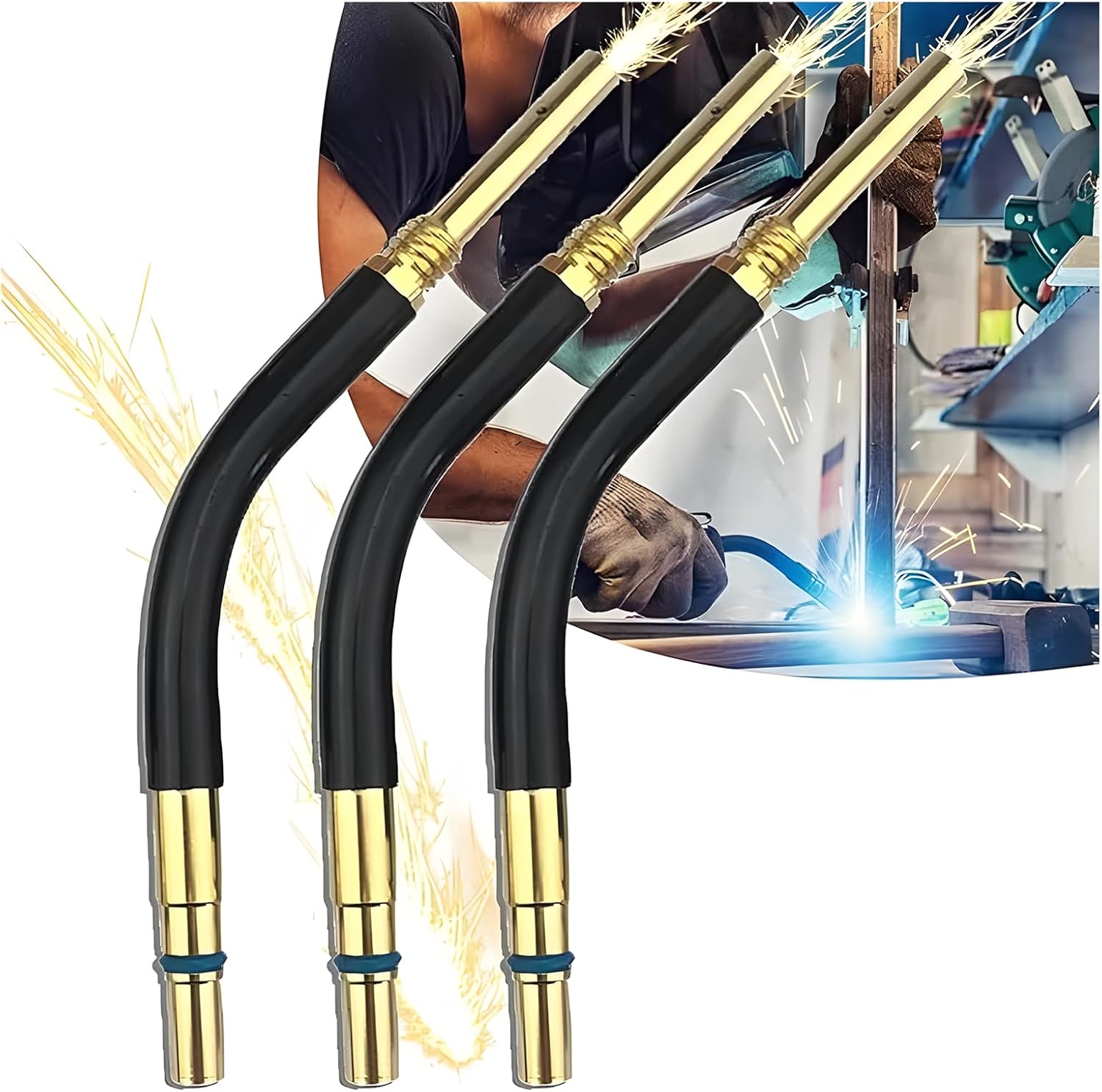 Welding Gun Bending Pipe Bending Rod, Upgraded Welding Gun Kit for ...