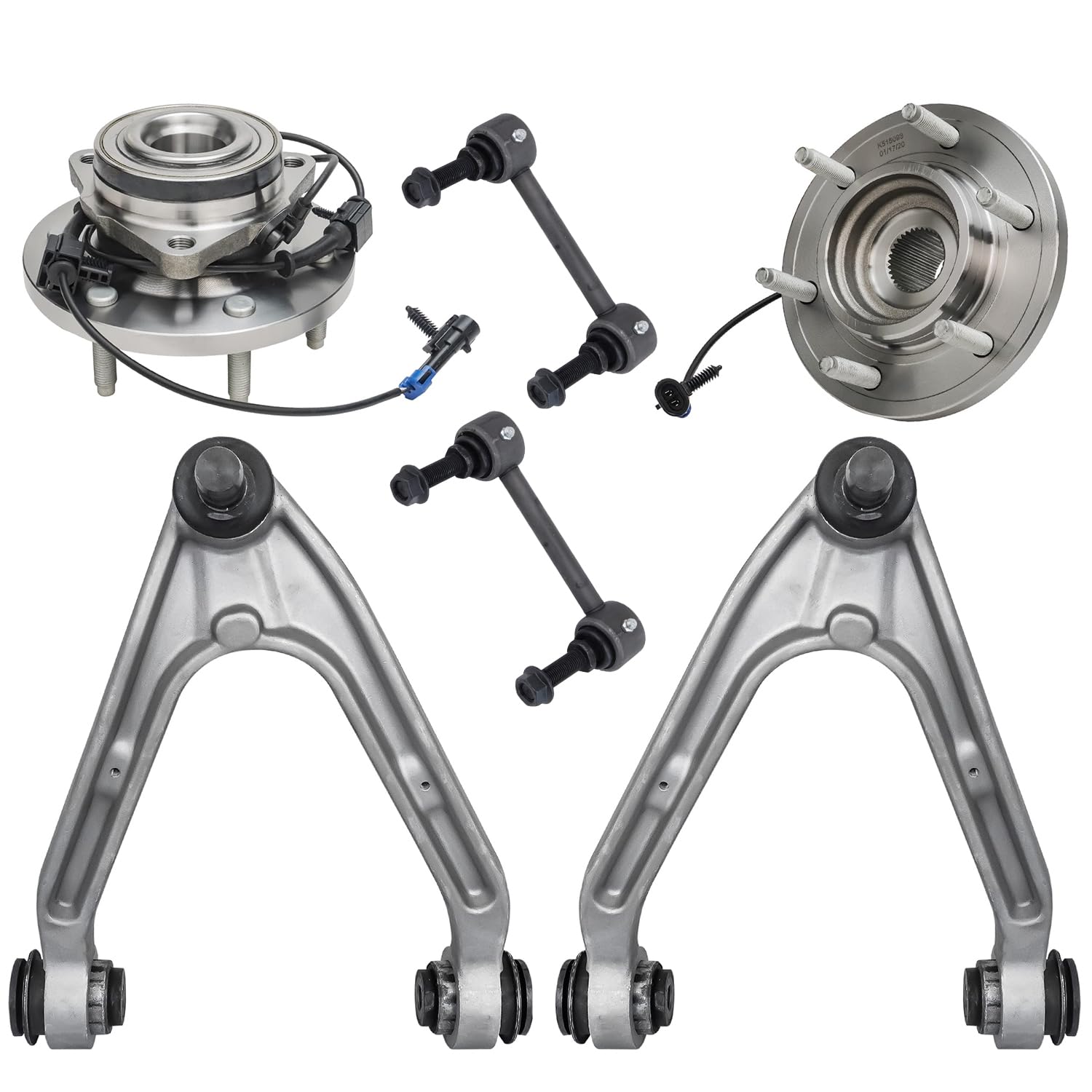 Amazon.com: Detroit Axle - 6pc Front End Suspension Kit for 2006-2010 ...