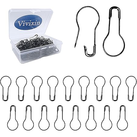 Amazon.com: Hahiyo Bulb Metal Gourd Safety Pins 22mm Length Needle ...