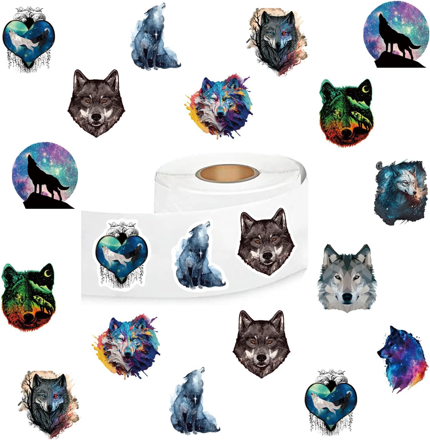 Amazon.com: Lion Stickers (500 pcs), 10 Sheets Animal Aesthetics ...