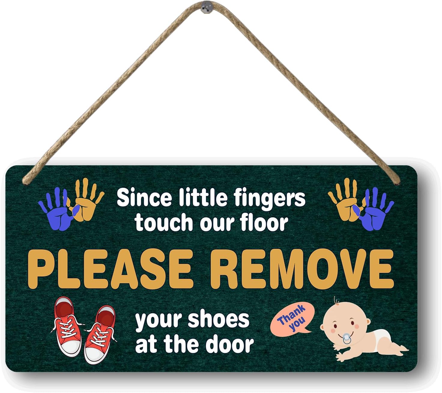 Amazon.com: Fun-Plus Please Take Your Shoes Off - Remove Your Shoes ...