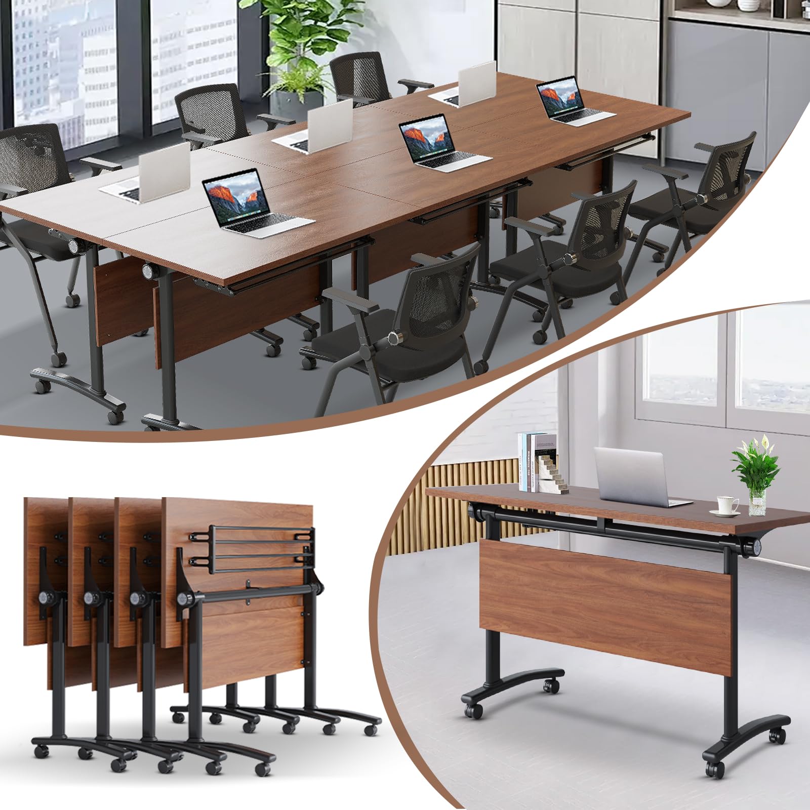 Amazon.com: Conference Table Folding Conference Tables,Conference Room ...