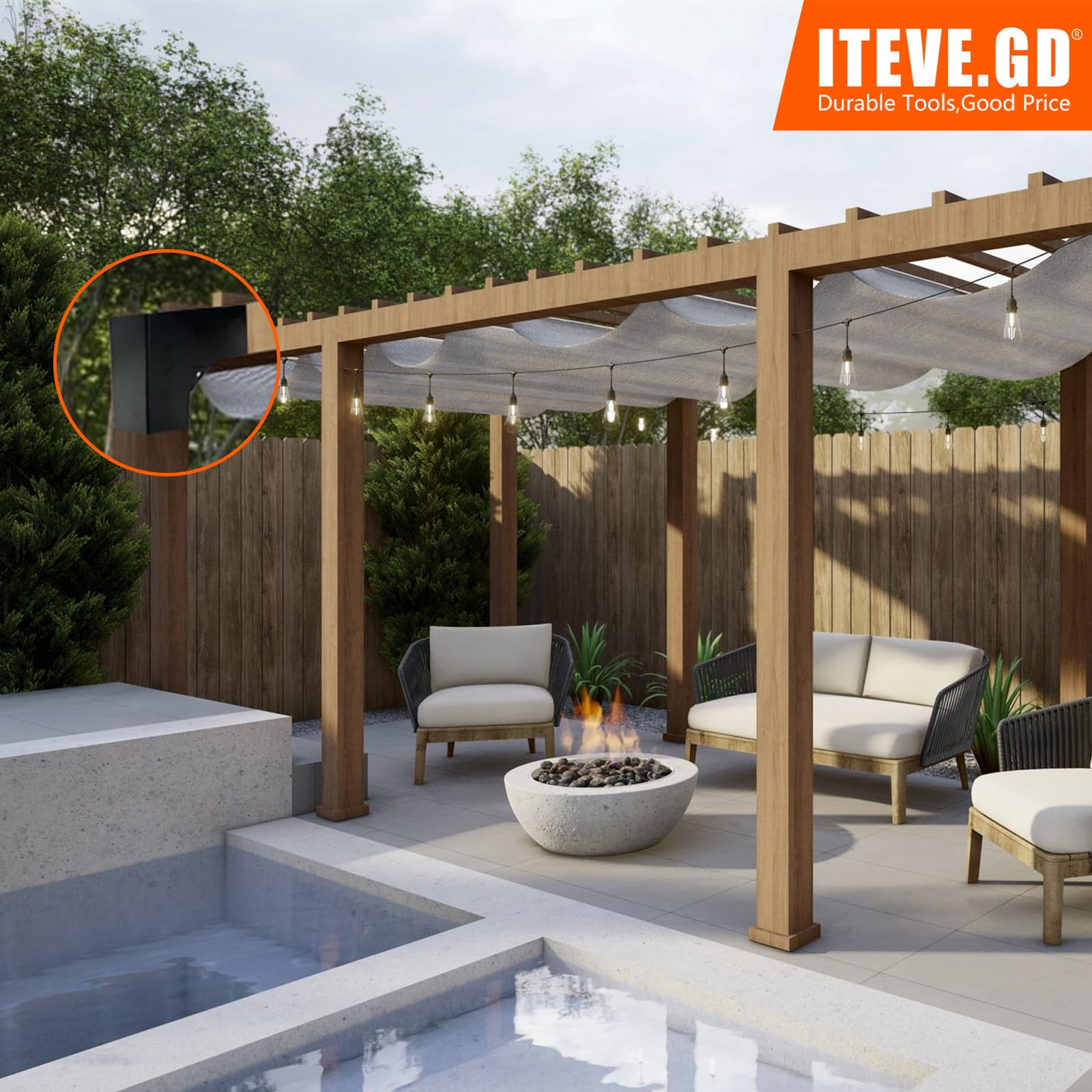 L Shaped Pergola Designs