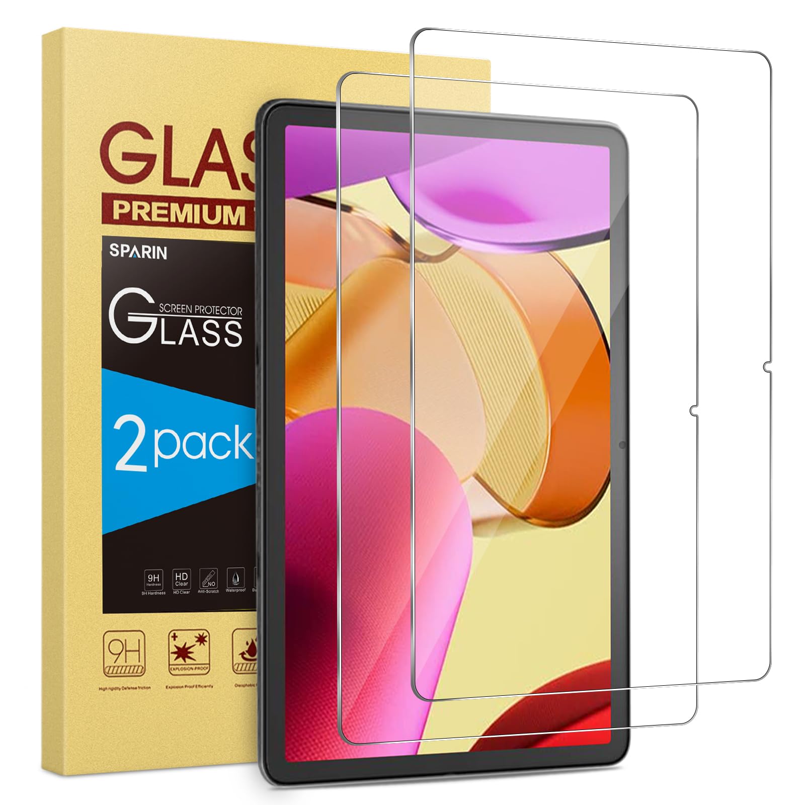 SPARIN 2 Pack Upgraded Screen Protector for Fire Max 11 Tablet 2023 ...