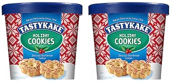 Amazon.com: Tastykake Holiday Cookies, 14oz - 2 Tubs : Grocery ...