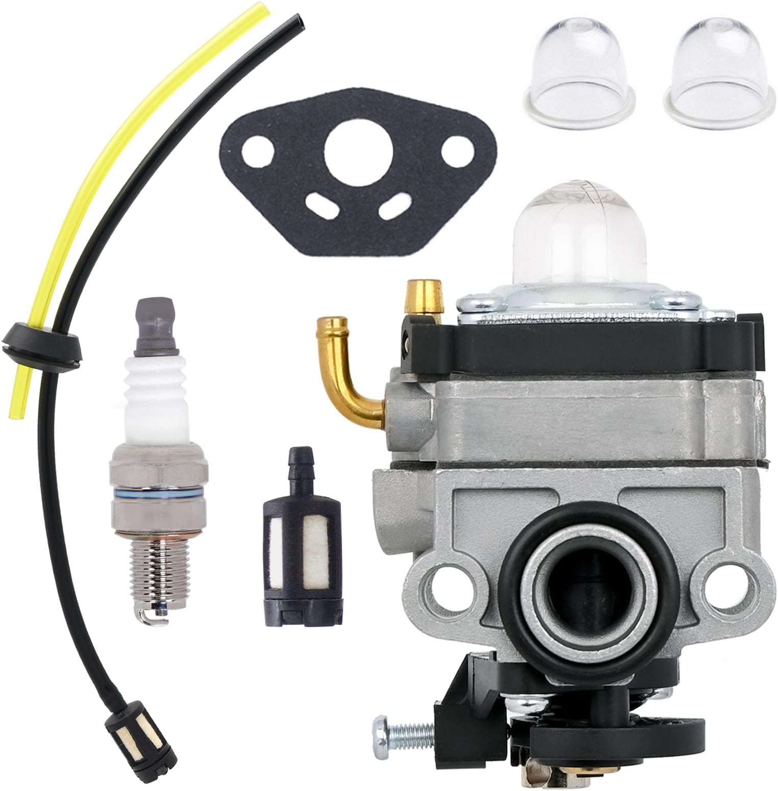 Amazon.com: FitBest 753-05251 GX22 GX31 Carburetor with Fuel Line Kit ...