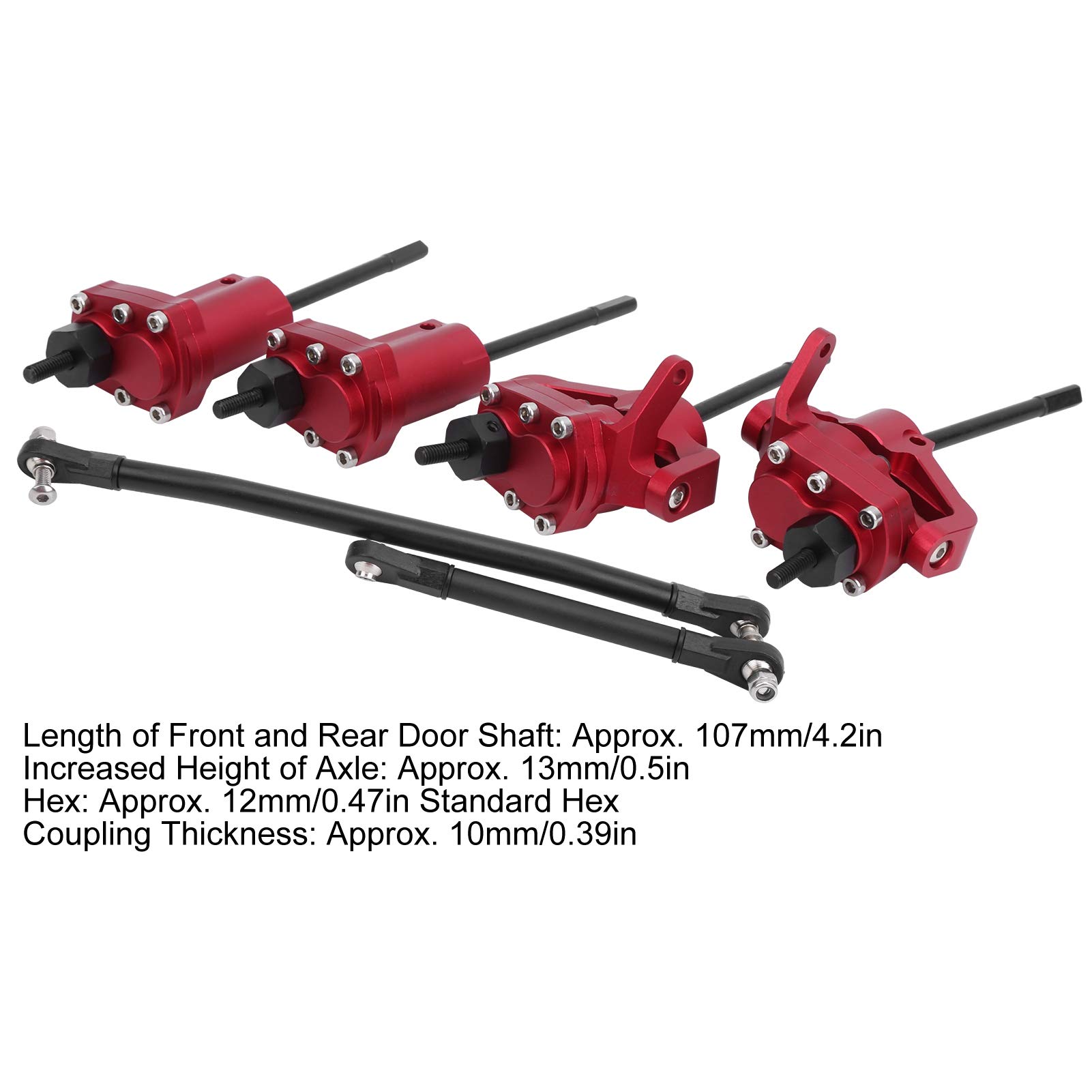 Meus Axles VitavonVitavon CNC 7075 Rear Steering Portal Axle Housing ...