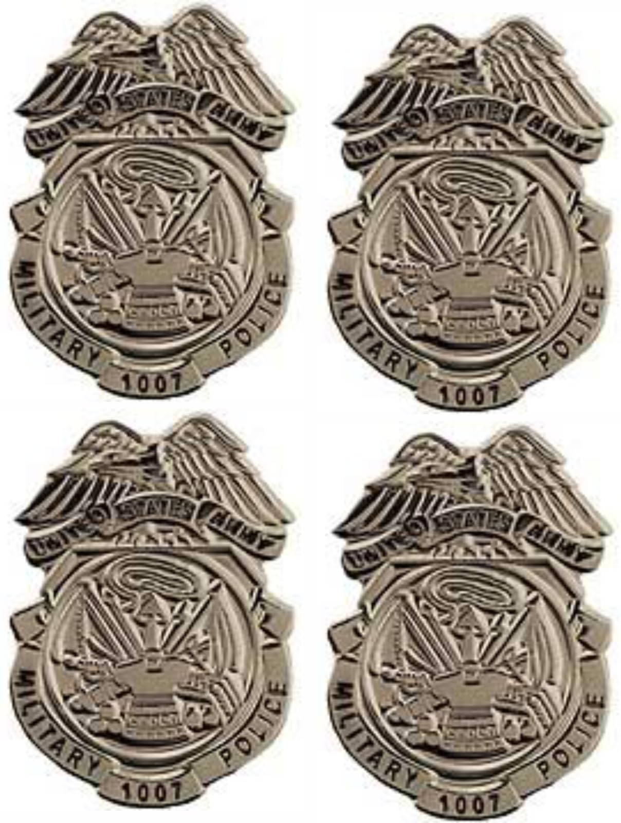 Amazon.com: US Army Military Police Lapel Hat Pin 4 Pack : Clothing ...