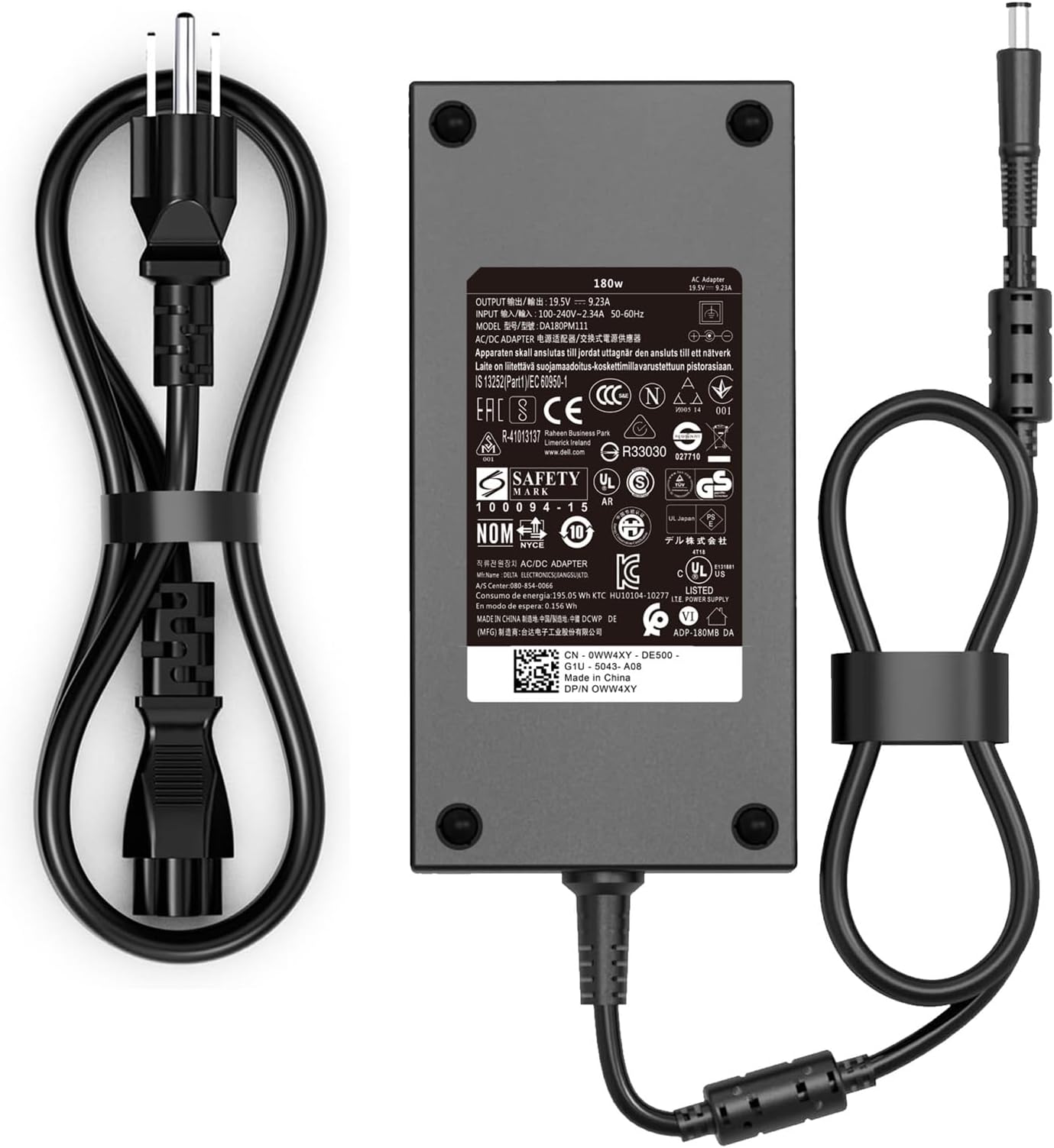 Deuanr Cargador de portátil de 180 W para Dell G3 G5 G7 Series 3579 ...