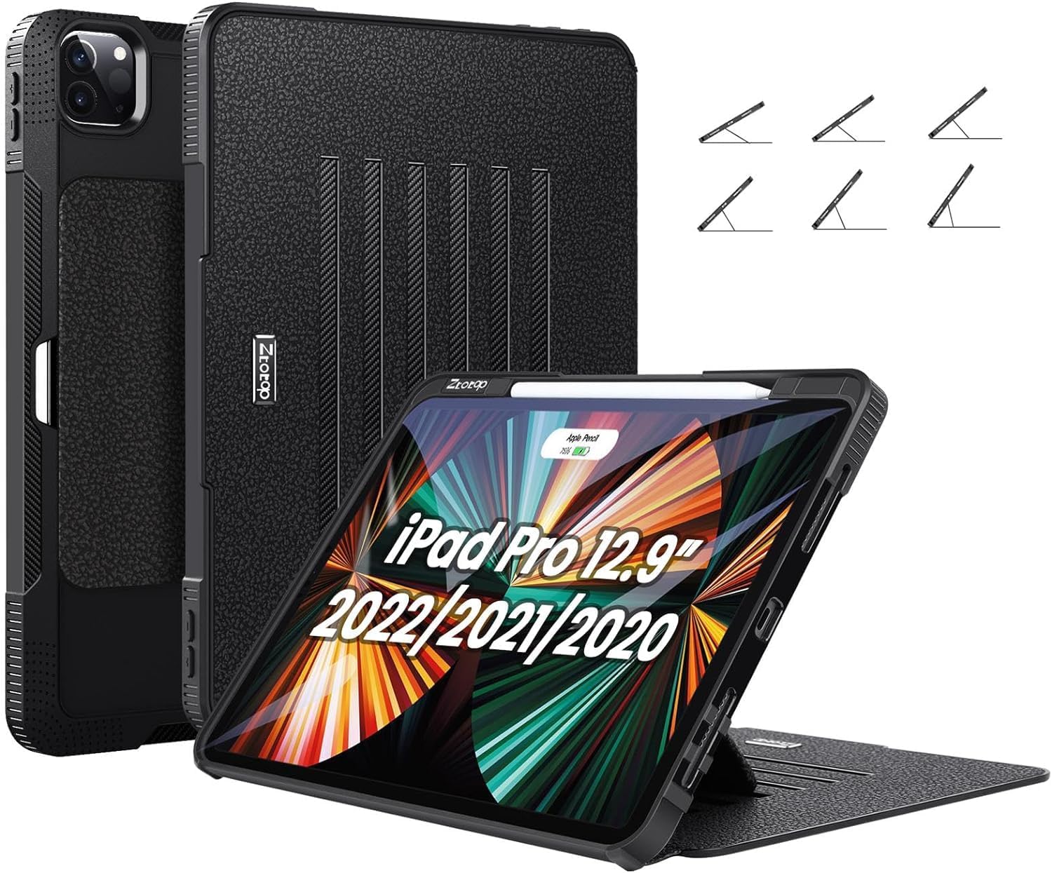 Amazon.com: Spigen Rugged Armor Pro Designed for iPad Pro 12.9 inch ...
