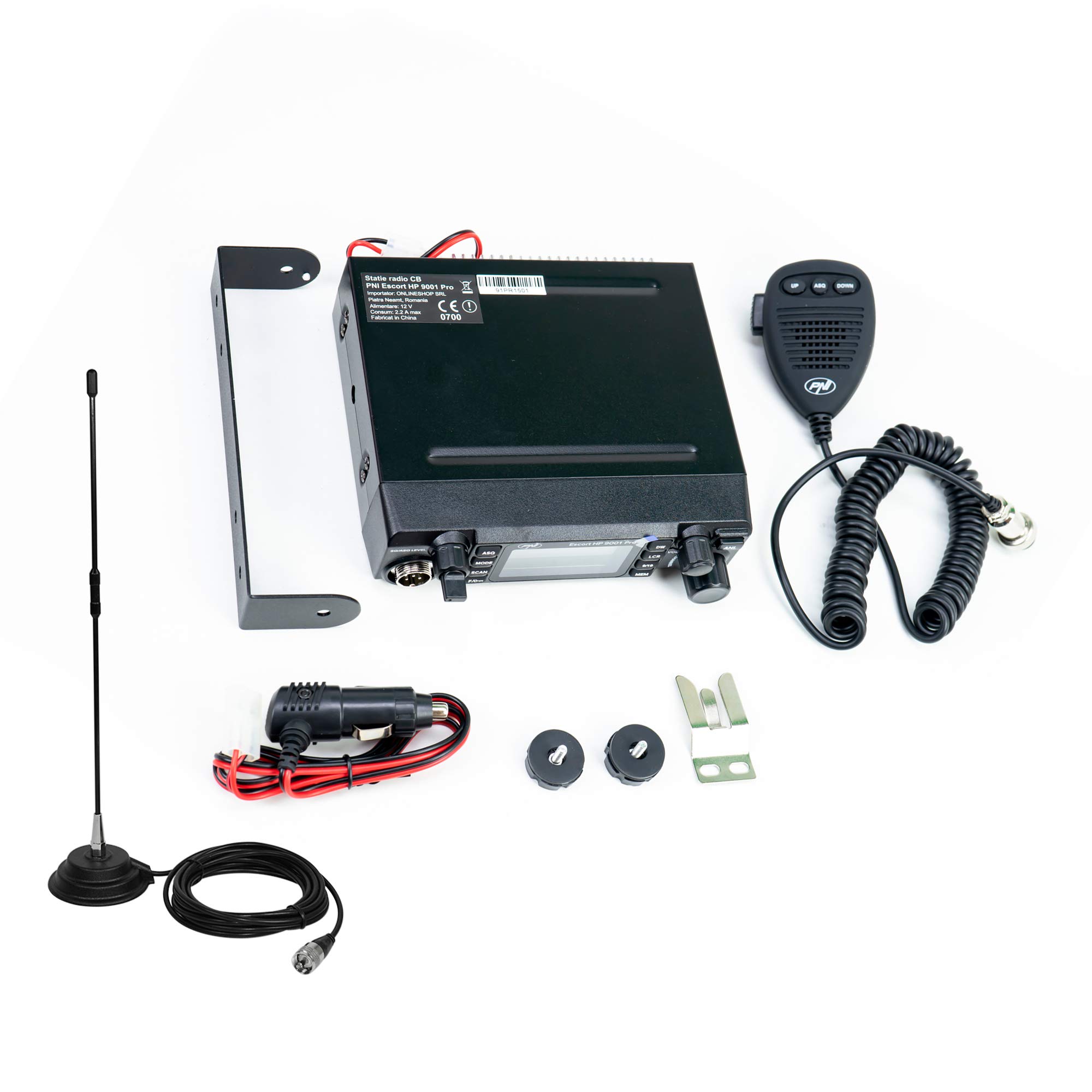 Cb Radio PNI Escort With Extra 48 Antenna - 40 Channel AM/FM With ...