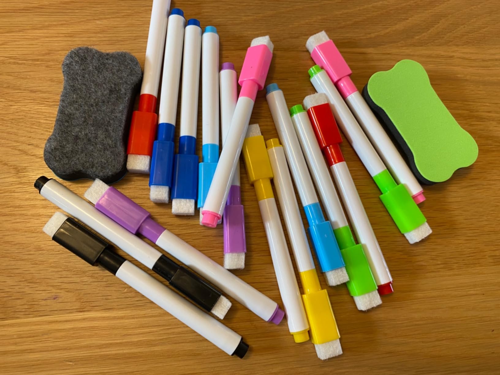 Flow fire 16 Pcs Reusable A4 Dry Erase Pockets, Clear A4 Dry Erase ...