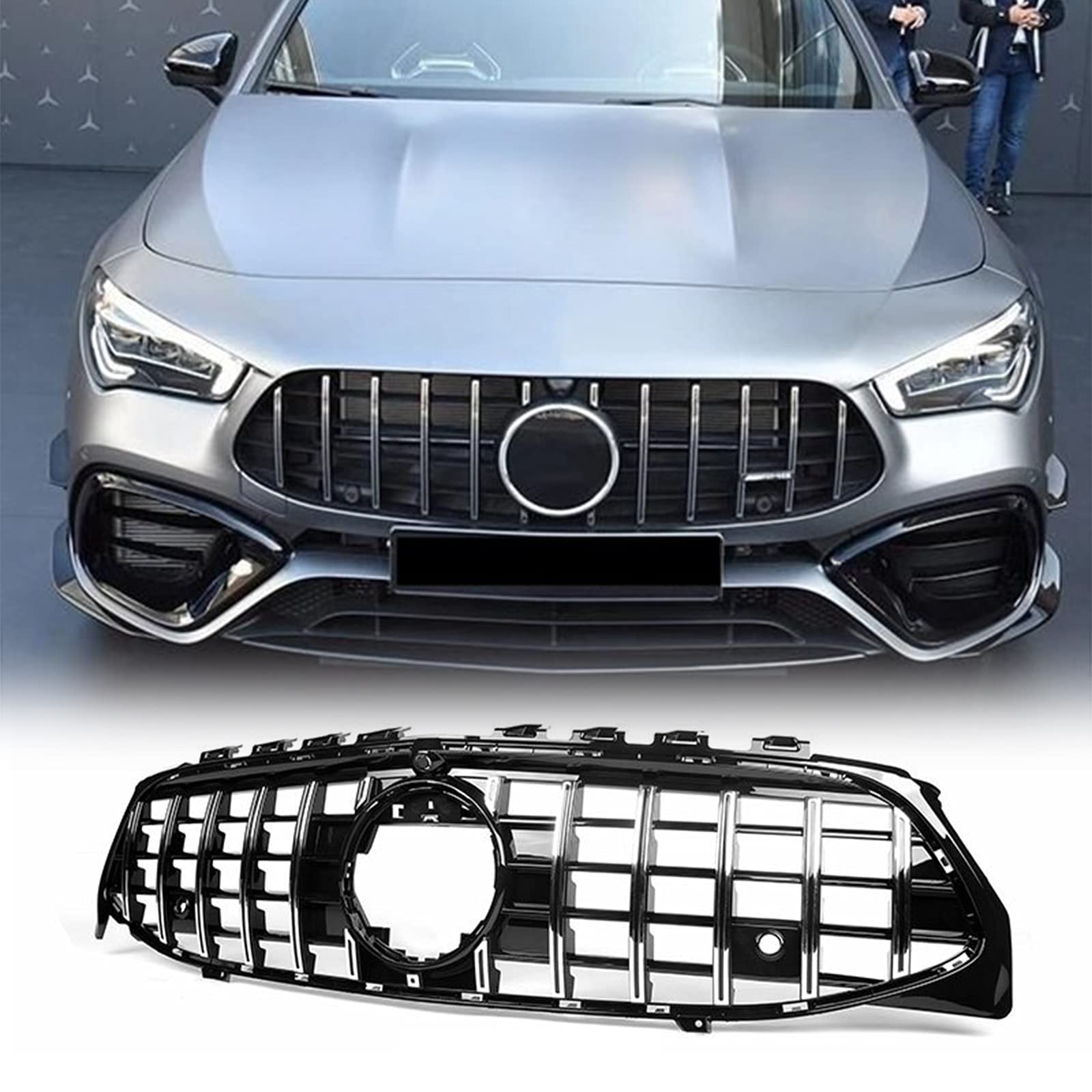 W118 Grill Front Grille Grid Grill Front Grill Bumper For Cla ...