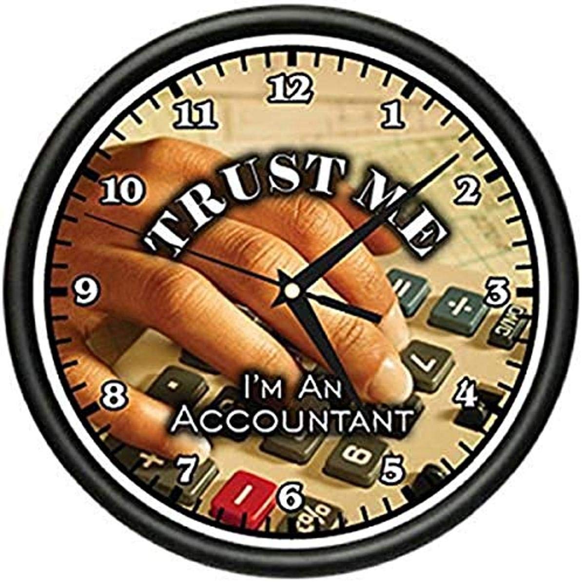 Amazon.com: SignMission Accountant Wall Clock Office CPA Tax Accounting ...