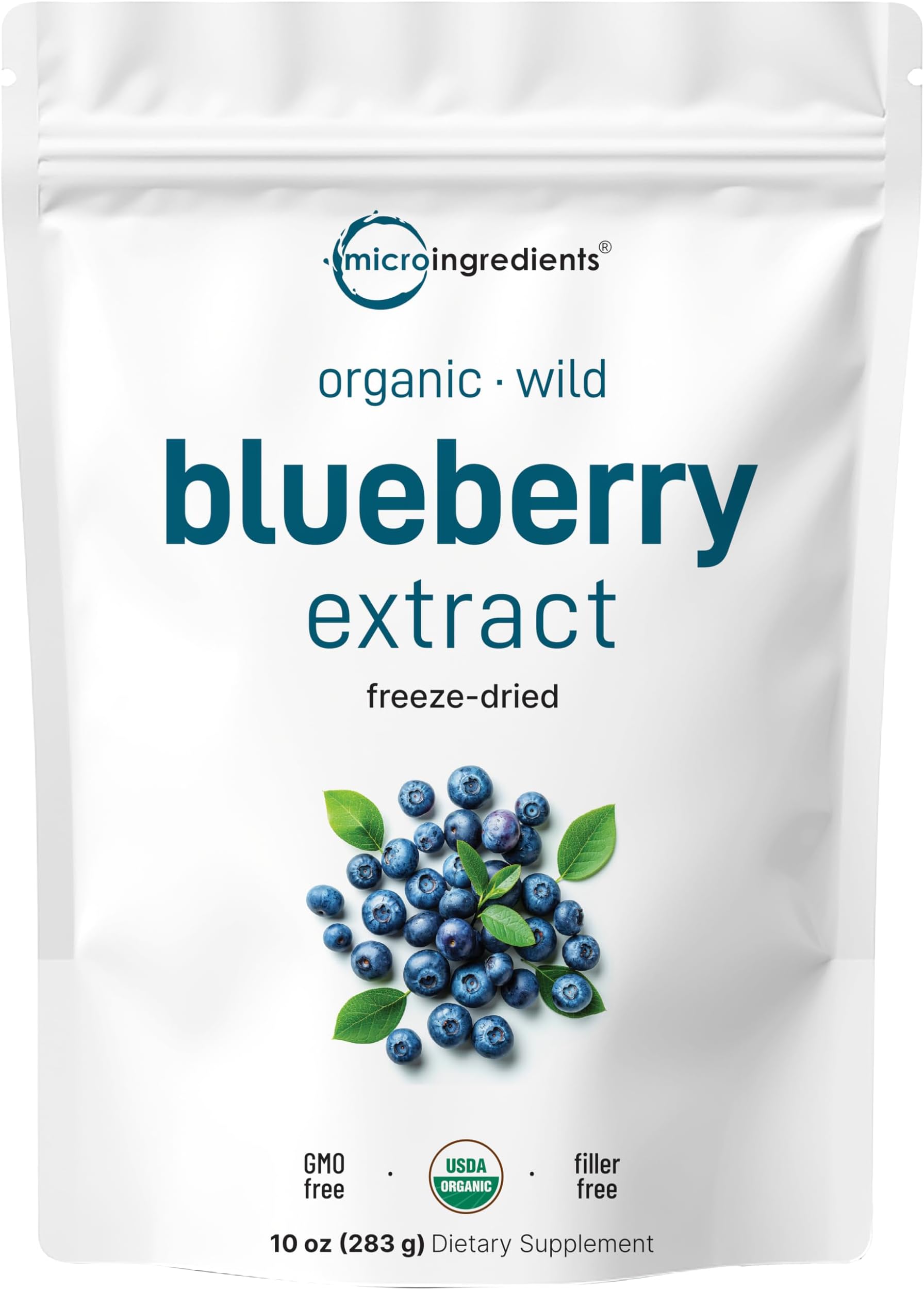 Amazon.com: Organic Blueberry Extract Powder, 10oz | 100% Natural Fruit ...