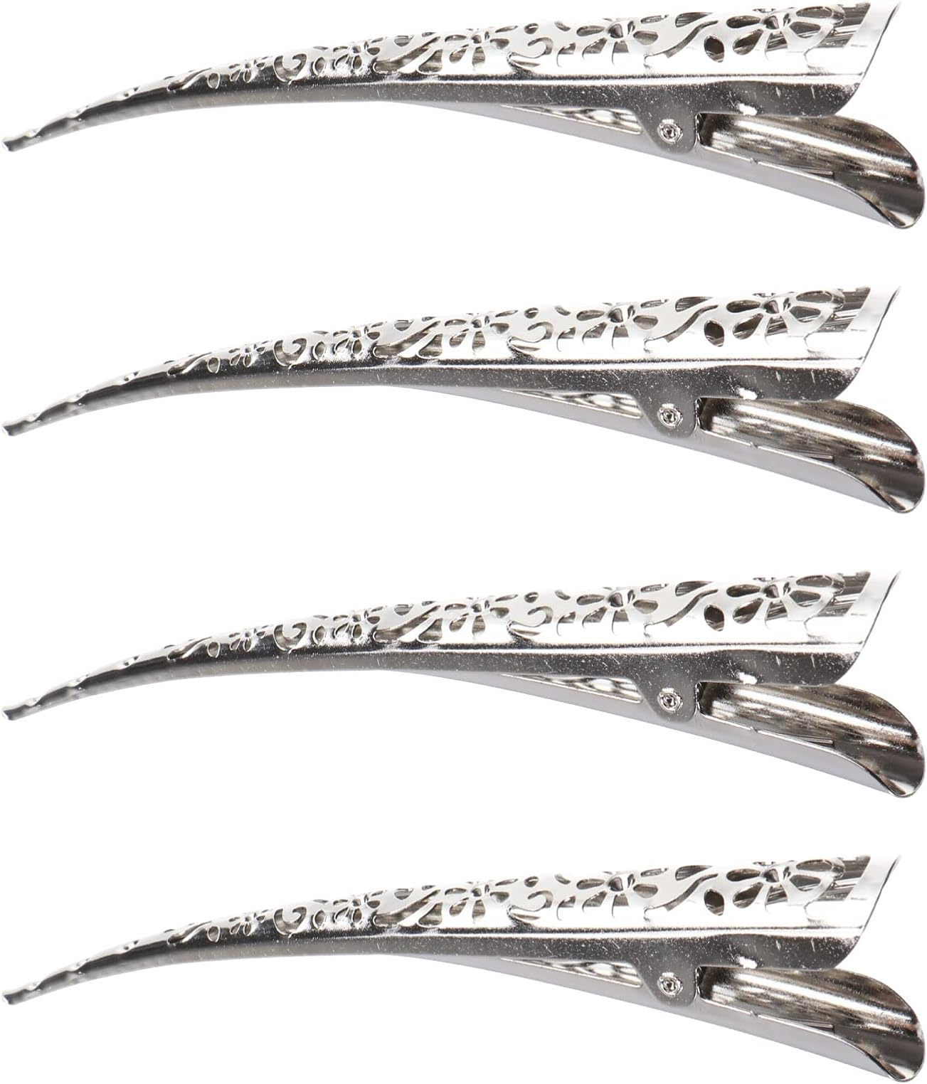 Amazon.com : Lurrose Hair Claw Clips - 4 Pcs Duckbill Alligator Retro ...