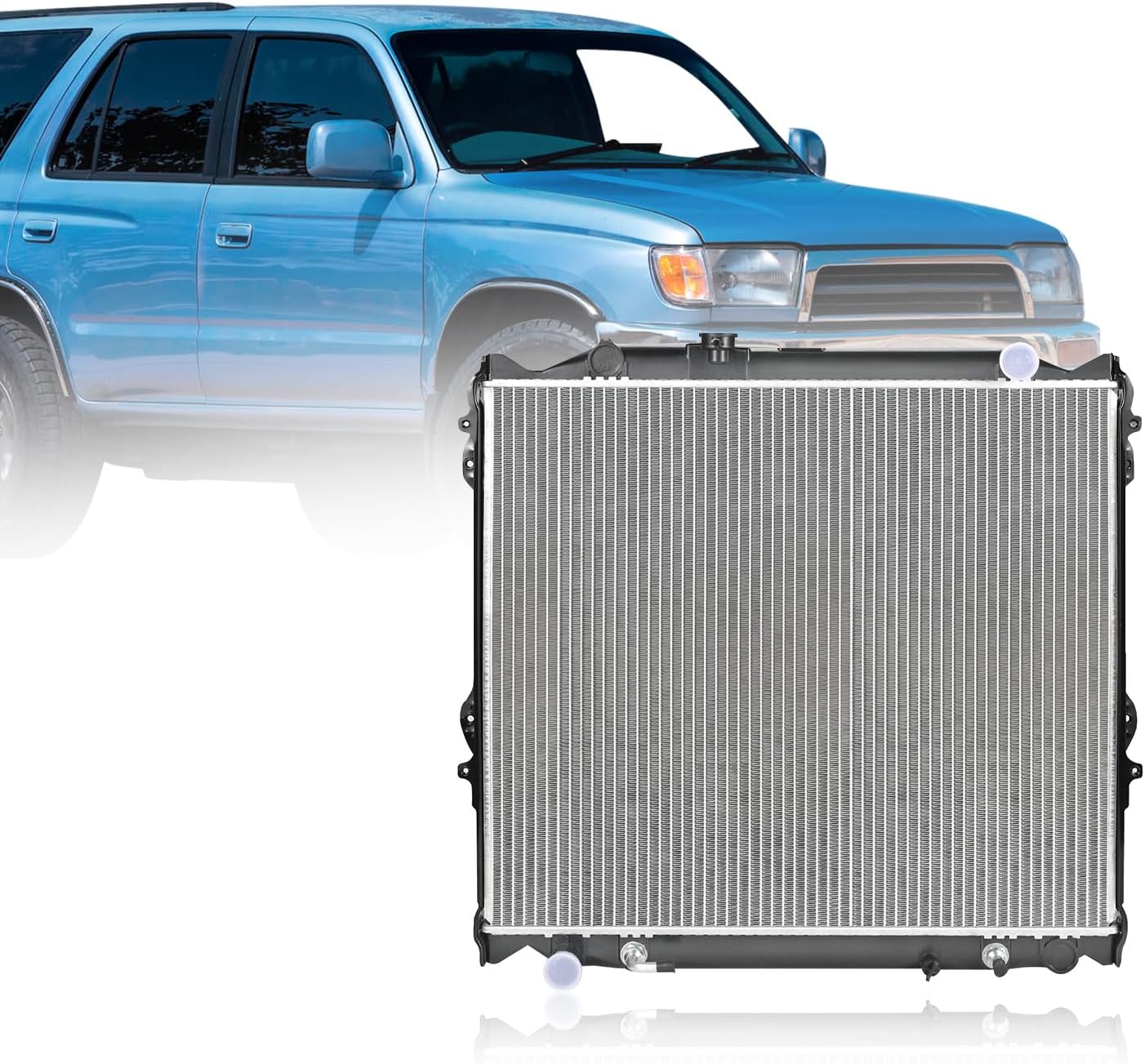 Amazon.com: LZWELL Aluminium Radiator Perfect Compatible with 1996-2000 ...