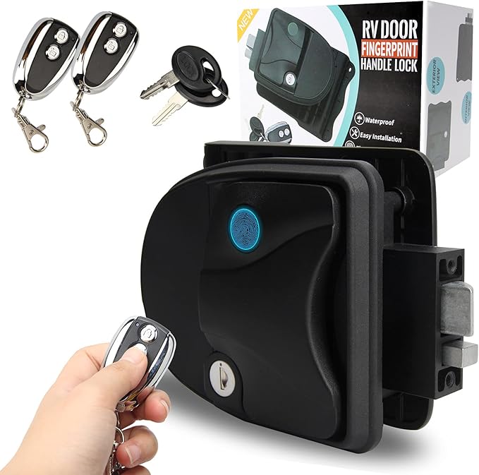 Amazon.com: OPL5 RV Keyless Entry Door Lock with Fingerprint Handle ...