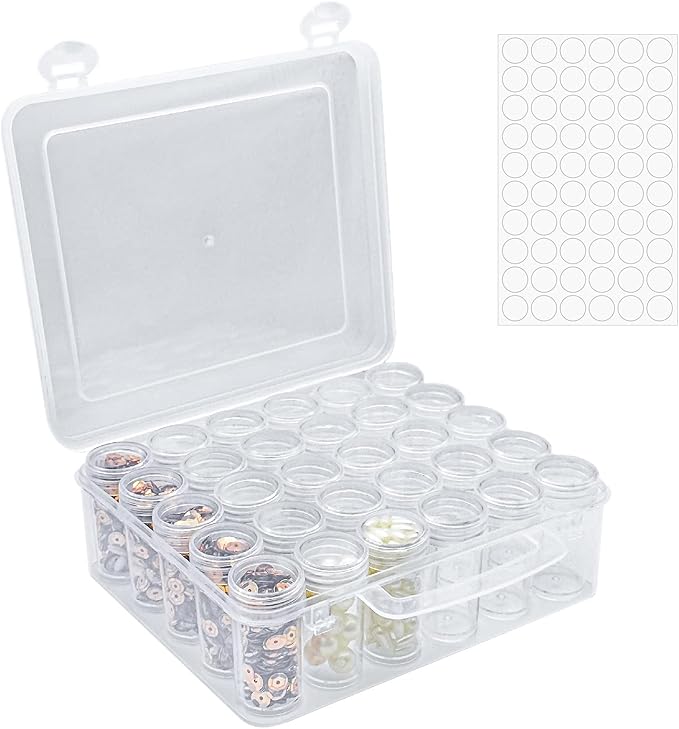 Amazon.com: TUNE HSV Diamond Painting Storage Containers Diamond Art ...