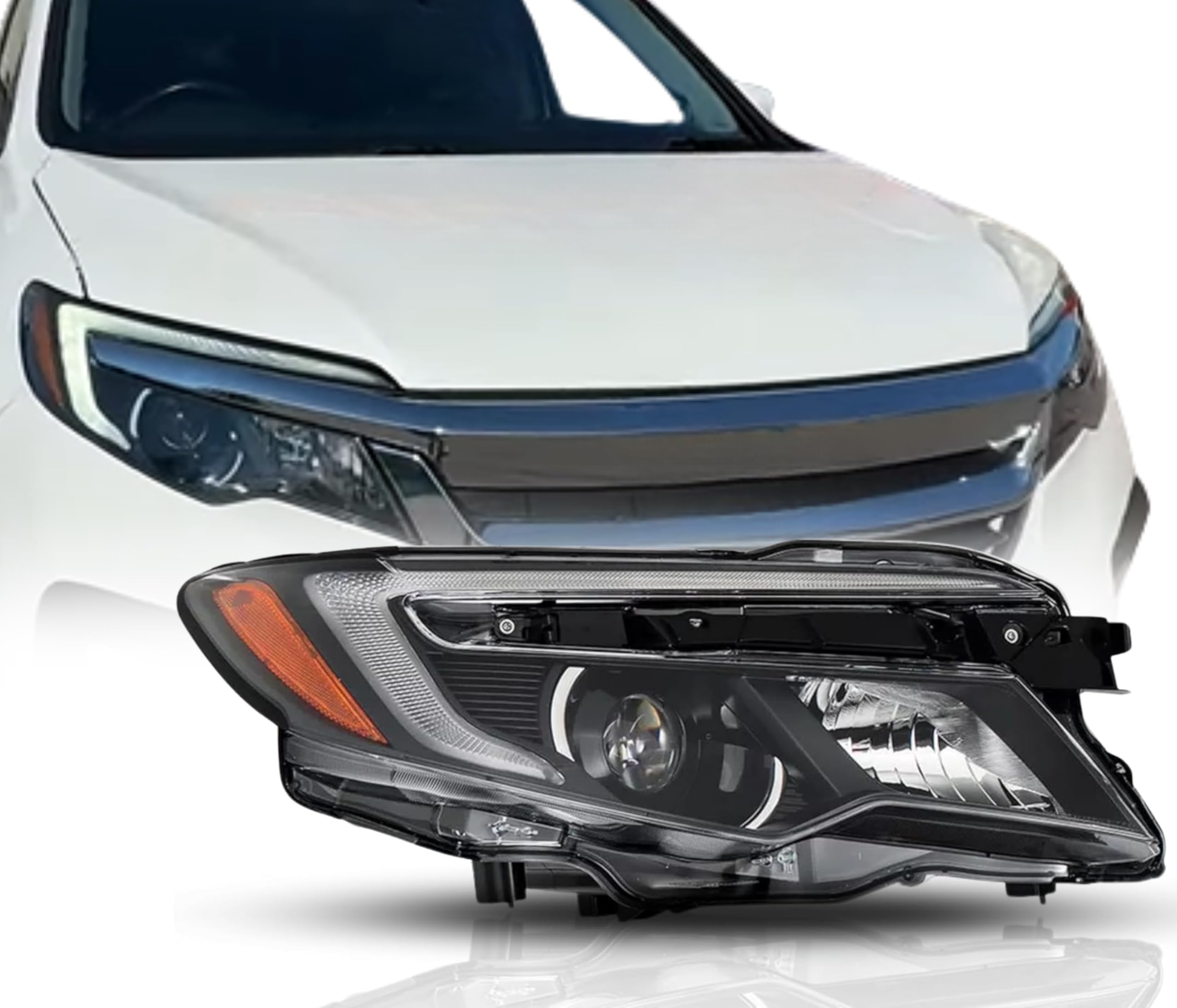 Amazon.com: hougeet Headlight Assembly Set for 2016 2017 2018 Honda ...
