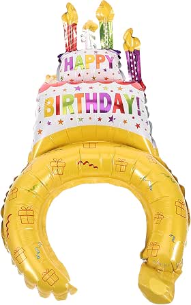 Amazon.com: Toyvian 25pcs Party Balloon Hat Cute Inflatable Headband ...