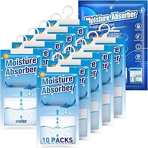Amazon.com - TABYIK Moisture Absorber Packets,10 Packs Dehumidifier ...