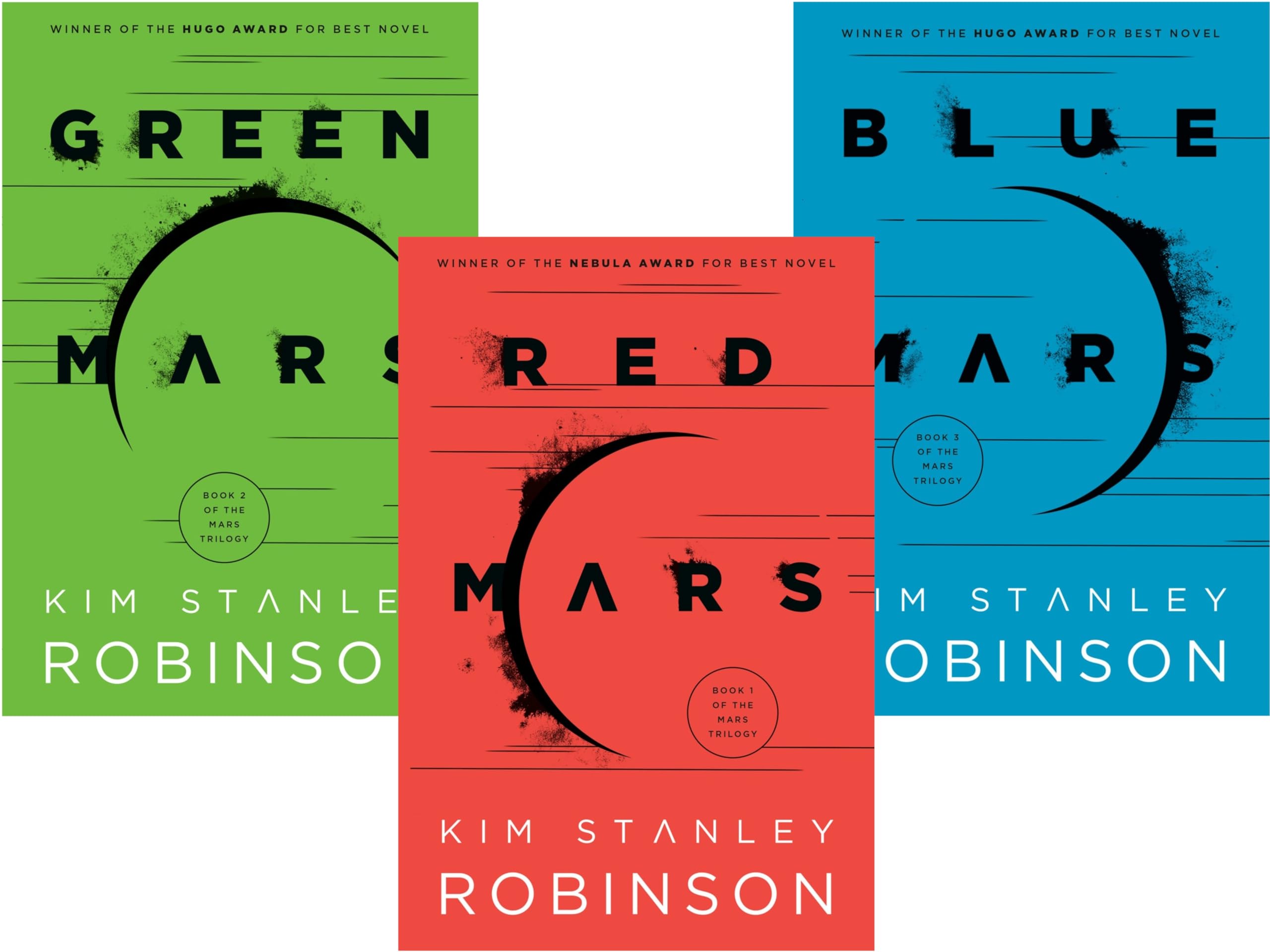 NEW LARGE-SIZE PAPERBACK EDITION! Mars Trilogy Series 3 Books Set (Red ...