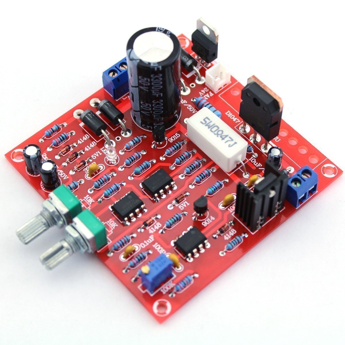 Buy Vkmaker 0-30V 2mA - 3A Adjustable DC Regulated Power Supply DIY Kit ...