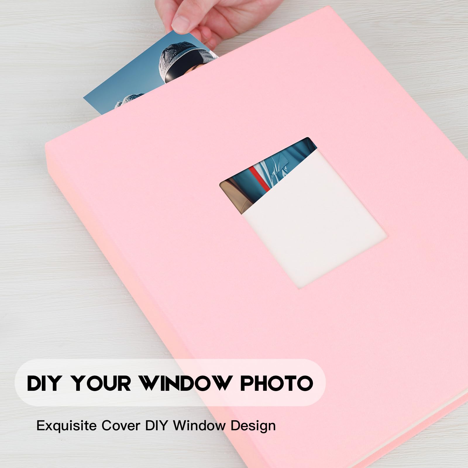 Snapklik.com : Aevdor 11x14 Photo Album Holds 64 Photos, Linen Cover ...