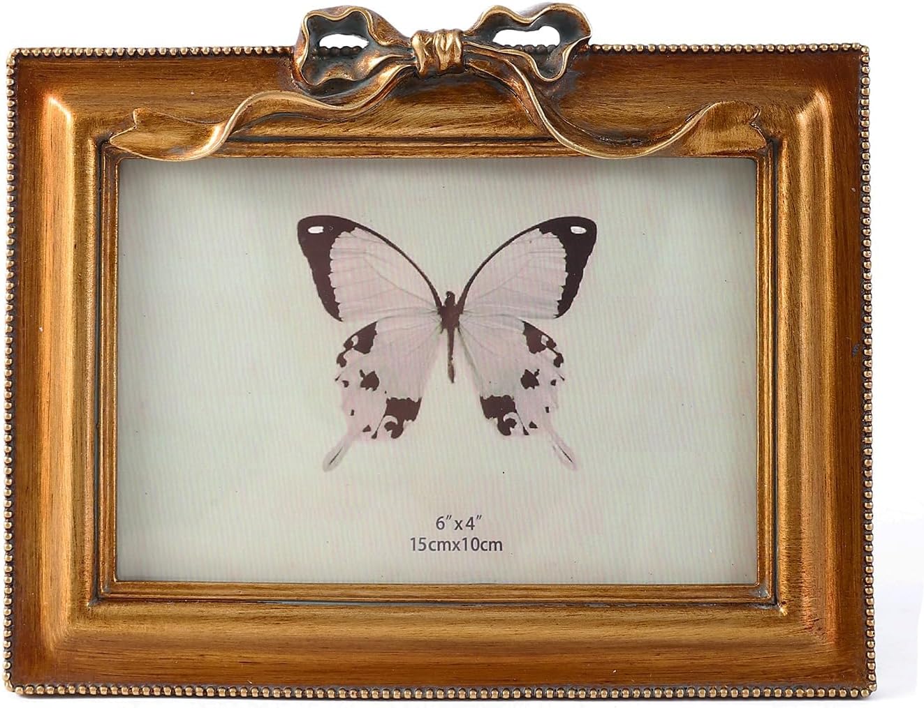 Amazon.com - SIKOO Vintage Picture Frame 4x6 Antique Bow Picture Frame ...
